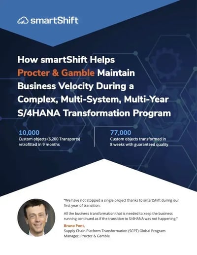 P&G's Business Velocity During S/4HANA Transformation